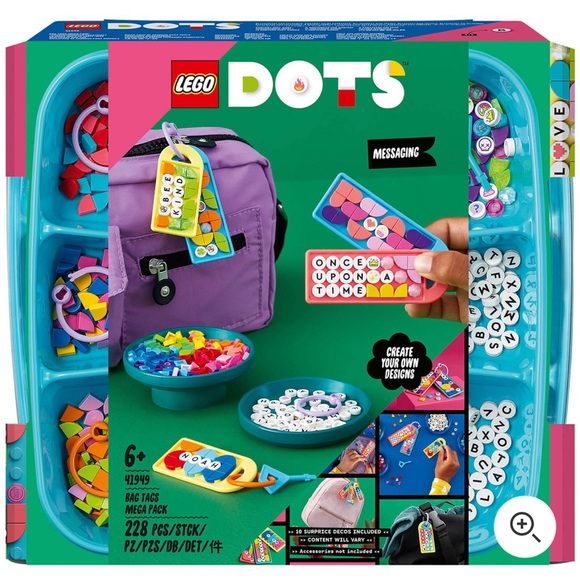 Lego | Toys | Lego Dots Bag Tags Mega Pack Messaging 5 In Craft Set ...
